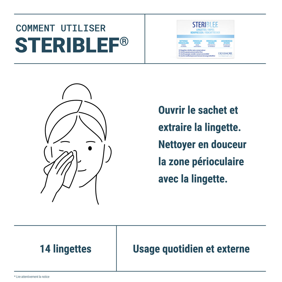 Stériblef® Lingettes – Laboratoire Densmore