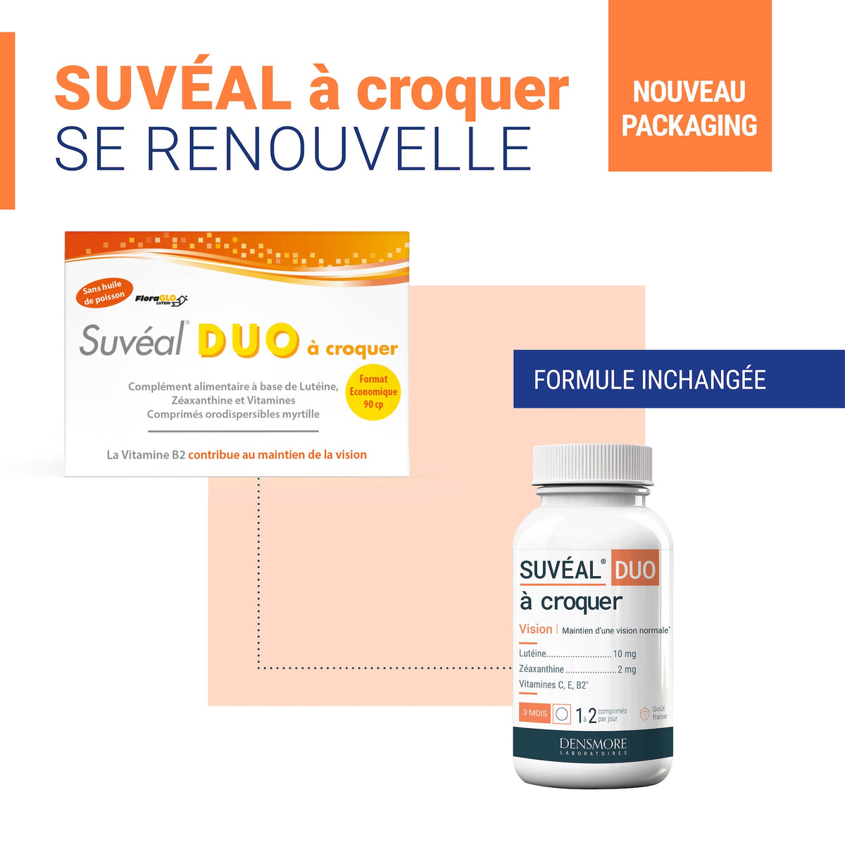 Suvéal Duo® à croquer – Laboratoire Densmore